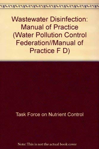 Amazon.com: Wastewater Disinfection (WATER POLLUTION CONTROL FEDERATION ...
