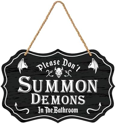 Amazon.com : N NAMESISS All Over Printed, Halloween Witch Sign, Gothic ...