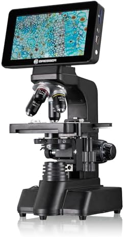 Bresser LCD Microscope 50x-500x (2000x digital), 5 Megapixel, 8.9cm (3. ...