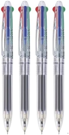 FLAIR Sunny 4 Color Ball Pen Box Pack|0.7 To 1 Mm Tip Size|Retractable ...