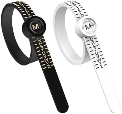 Ring Sizer Gauge UK - 2 Pcs Men Women ring gauges sizer A to Z(Black ...