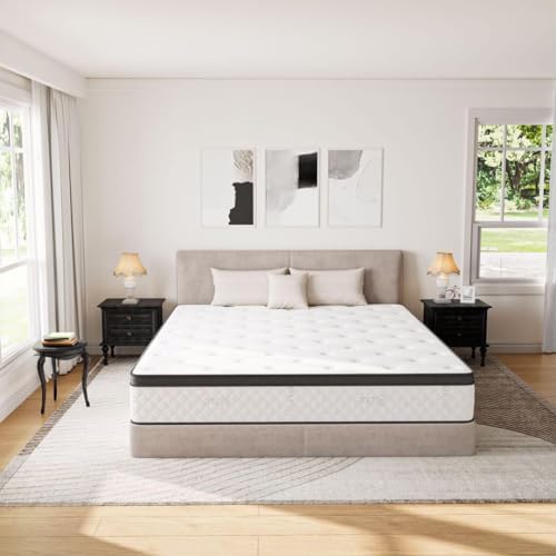 Amazon.com: TXO Full Size Mattress, 12 Inch Medium Firm Pocketed Coil ...