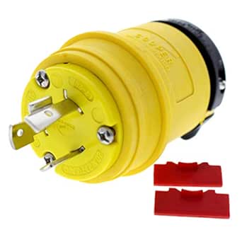 Cooper Wiring Devices Yellow Plug Ins 20A 277V 2P3W Hart/Lock L720PY ...