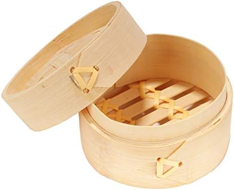 Amazon.com: Restaurantware 2 Ounce Mini Bamboo Steamers 100 Bamboo Dim ...