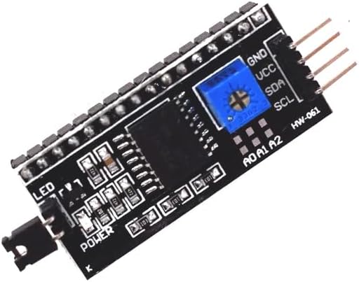IIC module for 16x2 | 20x4 LCD Display, 4-Pin Connection with LED ...