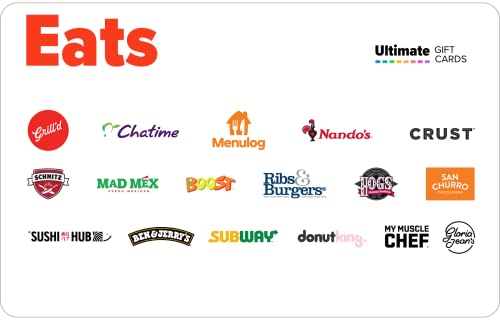 Amazon.com.au: The Ultimate Eats eGift Card - Delivered via email (AU Only): Gift Cards