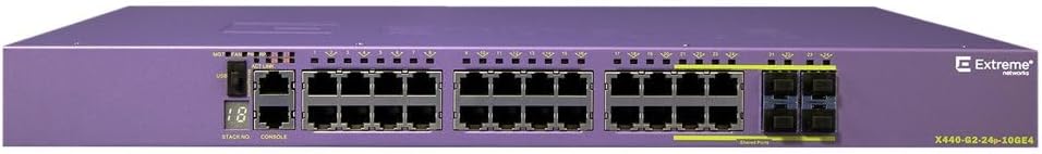 Extreme Networks X440-G2-24p-10GE4 - Interruptor de red gestionado PoE ...