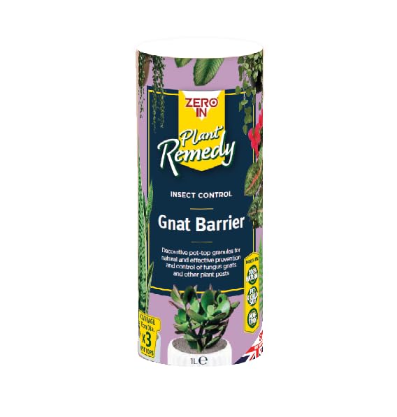 Zero In Gnat Barrier Granules 1L, Fungus and Gnat Control, 100% Natural ...