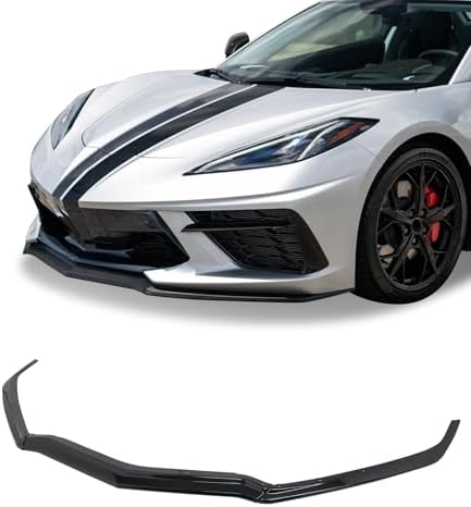 Amazon.com: CHIESMA for C8 Corvette Front Lip Compatible with 2020 2021 ...