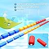Amazon.com: JLXJYS Red Blue Yellow Marker Floats Safety Divider Rope, 5 ...