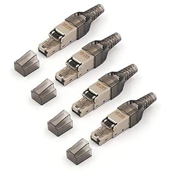 VCE Fiche RJ45 Sans Outil Cat7 Connecteur RJ45 Montage Sans Outil ...