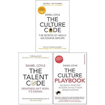 Daniel Coyle Collection 3 Books Set (The Culture Code, The Talent Code, The Culture Playbook ...