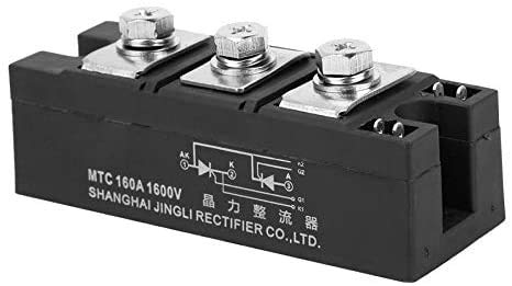 MTC160A 1600V Two-Way Thyristor Module Silicon Controlled Rectifier Diode Metal Case 3 Pins 160A ...