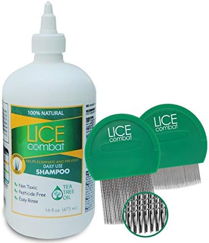 Amazon.com: Lice Treatment | Shampoo & Two Combs | Helps Cure Lice ...