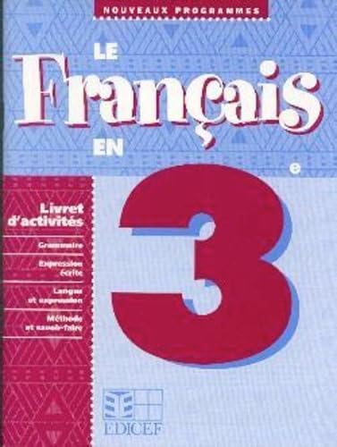 Le Français en 3e / Livret d'activités : Collectif: Amazon.co.uk: Books
