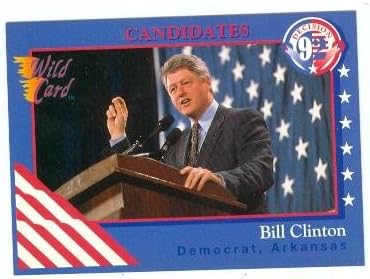 Bill Clinton trading card 1992 Wildtrading card #8 at Amazon's ...