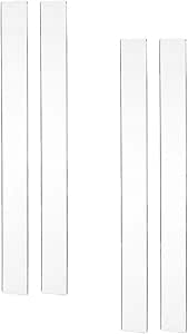 Amazon.com: HOLIDYOYO Rolling Pin Guide Stick 2 pairs Dough Leveler ...