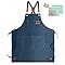 Amazon.com: ZOMAO Aprons for Men Women with Large Pockets, Cotton ...