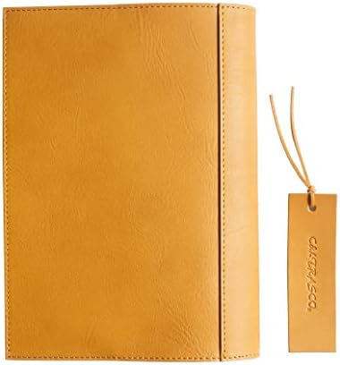 Amazon | C&L TRASCO ブックカバー 四六判『日本職人仕上げ Zeaba 抗菌』 栞付き ハニーイエロー | ブックカバー ...