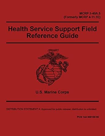 Amazon.com: MCRP 3-40A.5 (Formerly MCRP 4-11.1E) Health Service Support ...