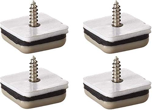 Shepherd Hardware 9240 1-Inch Square Adhesive, Slide Glide Furniture ...