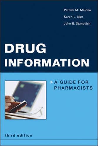Drug Information: A Guide for Pharmacists: 9780071437912: Medicine ...