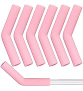 Amazon.com: 6Pcs Metal Straw Silicone Tips 5/16 IN Wide(8mm Outer ...