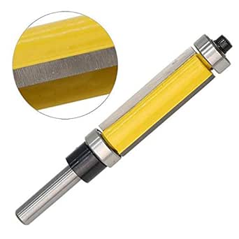 Flush Trim Top and Bottom Bearing Router Bit - 1/4" Shank 1/2" D x 1-1/ ...