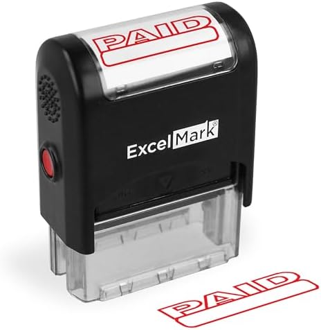 Approved Self Inking Rubber Stamp - Red Ink : Amazon.ca: Office Products