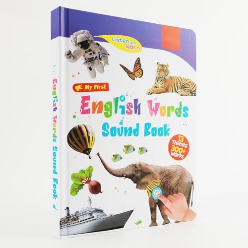 Amazon.com: Eolythra First English Words Sound Book for Kids - My First ...