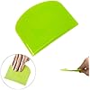 Amazon.com: 2 Pieces Dough Scraper Bowl Scraper Food-safe Plastic Dough ...