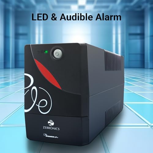 ZEBRONICS Zeb-U725 600VA UPS for Desktop /PC /Computers (not for ...