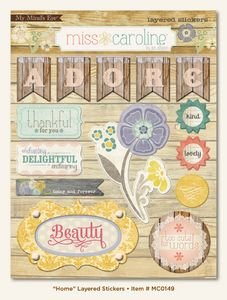 Miss Caroline Home Layered Stickers – BigaMart