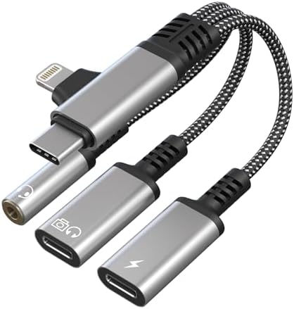 Amazon.com: USBC Splitter 1 in 2 Out for USB C Headphone Charging and ...