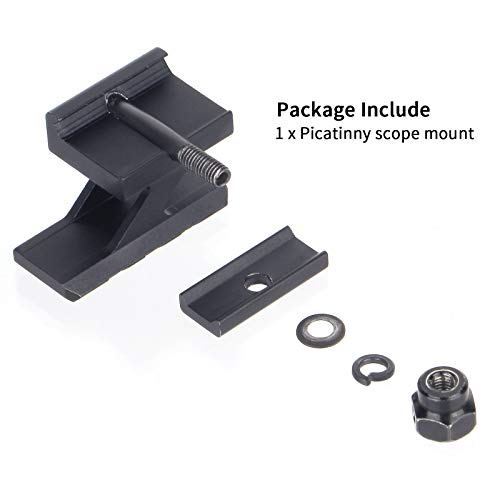ToopMount Tactical Scope Riser Mount 20 mm Weaver/Picatinny Rail Mount ...
