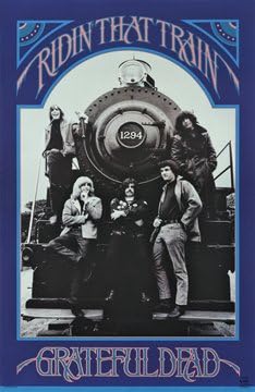 Amazon.com: (24x36) Grateful Dead (Ridin' That Train) Music Poster ...