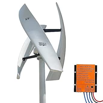 Bayoung Wind Turbine Vertical, 12/24V/48V/AC Wind Turbine Kit 1000W ...