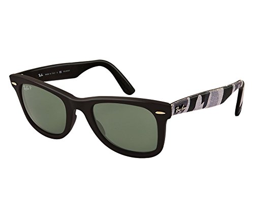 Buy Ray-Ban Wayfarer Sunglasses (Matte Black) (RB2140|6066/5850) at ...