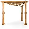 Amazon.com : Christopher Knight Home Dilan Outdoor PERGOLA, Teak ...