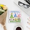 Amazon.com: Ptikx Spring Decor Spring Welcome Wood Sign Home Desk ...