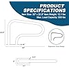 Amazon.com: Oswerpon Pool Handrail, 32" x 22.5" Pool Railings for ...