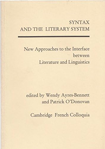 Syntax In Literature