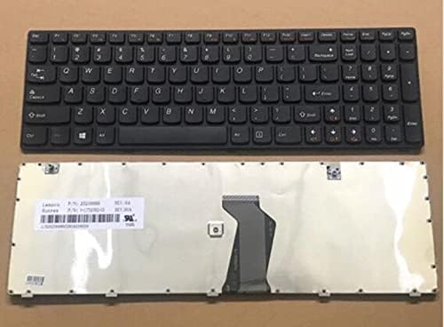 Amazon.com: New Keyboard Replacement with Frame for Lenovo Ideapad G580 ...