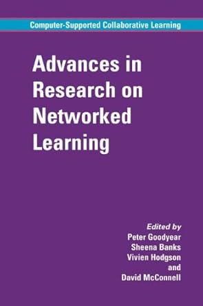 Amazon.com: Advances in Research on Networked Learning (Computer-Supported Collaborative ...