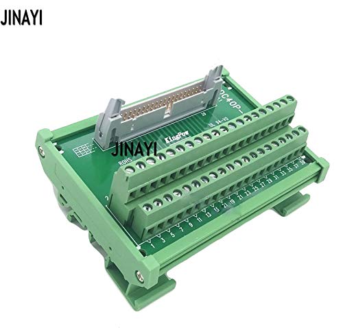 Gimax IDC 40 Pin IDC40P Male Terminal Block Breakout PLC Relay ...