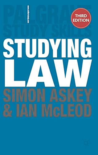 Studying Law. Simon Askey and Ian McLeod: Simon Askey, Ian McLeod ...