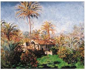 Amazon.com: Claude Monet (Palm Trees at Bordighera) Art Poster Print ...