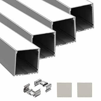 Buy Abaj Lighting (35x35mm LED Strip Light 1Meter Aluminium Rectangular ...