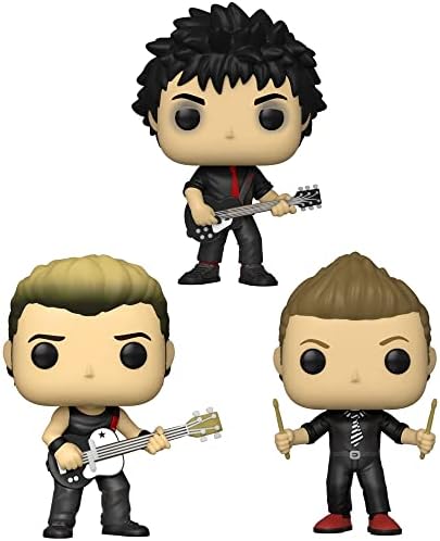 Funko Pop! Green Day Set of 3 - Billie Joe Armstrong, Mike Dirnt and ...