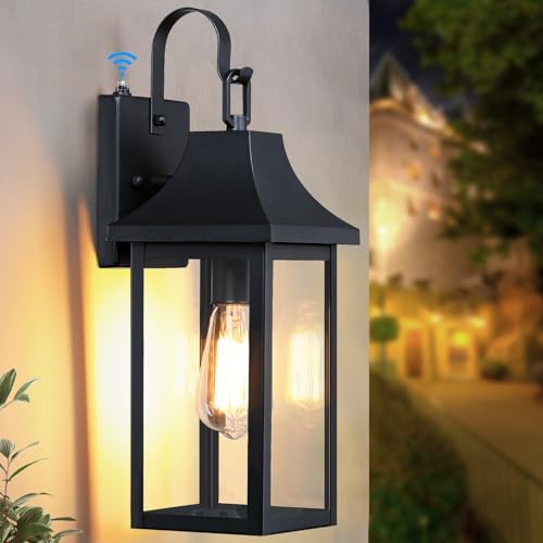 SNRU Extra Large Dusk to Dawn Outdoor Wall Light, 18" Modern Exterior ...